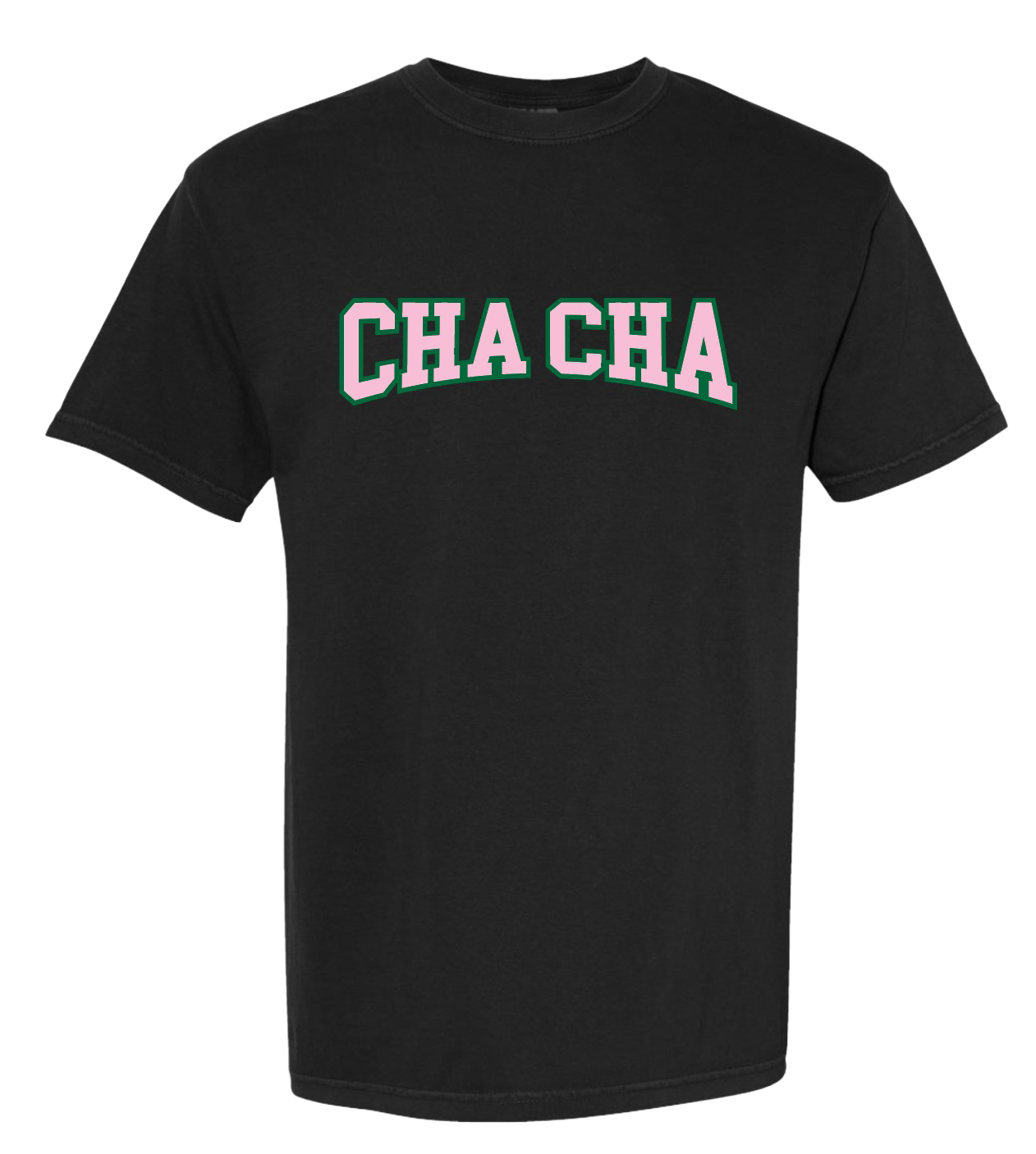Collegiate Tee - Black | Cha Cha Matcha